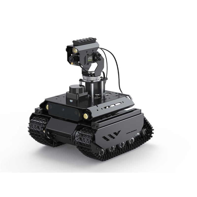 UGV Beast ROS 2 Open-source Off-Road Tracked AI Robot, Dual controllers, Computer Vision, All-metal Body, Flexible and Expandable, Suitable for Raspberry Pi 5