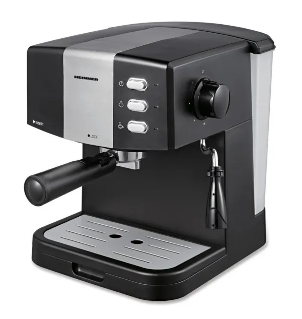 Heinner Espresso aparat HEINNER Sellenth HEM-850BKSL 15bar/1,5l