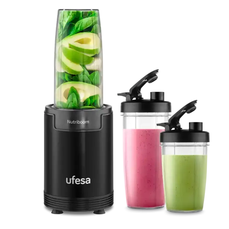 Blender Ufesa Nutriboom/crni/3 posude/snaga 900W