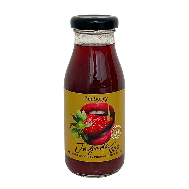 BeeBerry sok Jagoda 0.2L paket od 24 komada