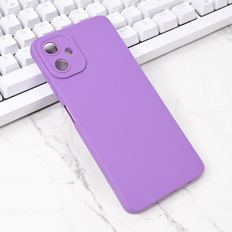 Zastitna maska (futrola) Silikon Pro Camera - Samsung A065F Galaxy A06 4G ljubicasta