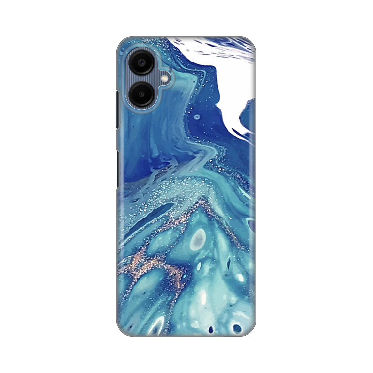 Zastitna silikonska maska (futrola) PRINT - Samsung A065F Galaxy A06 Blue Marble