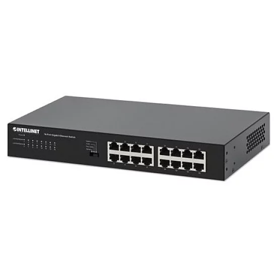 INTELLINET LAN SWITCH 561815 10/100/1000 16PORT/METALNI/RACKMOUNT CENA