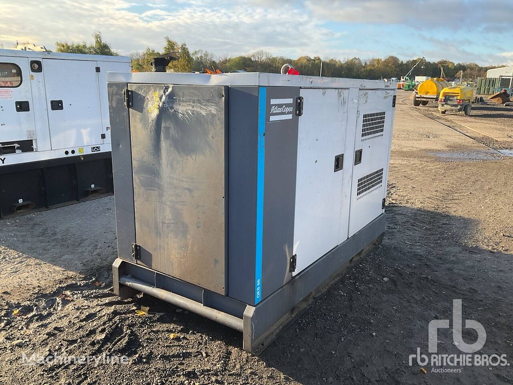 Prodaje se Atlas Copco QES60 60 kVA Skid-Mounted (Inoperable) diesel generator na aukciji