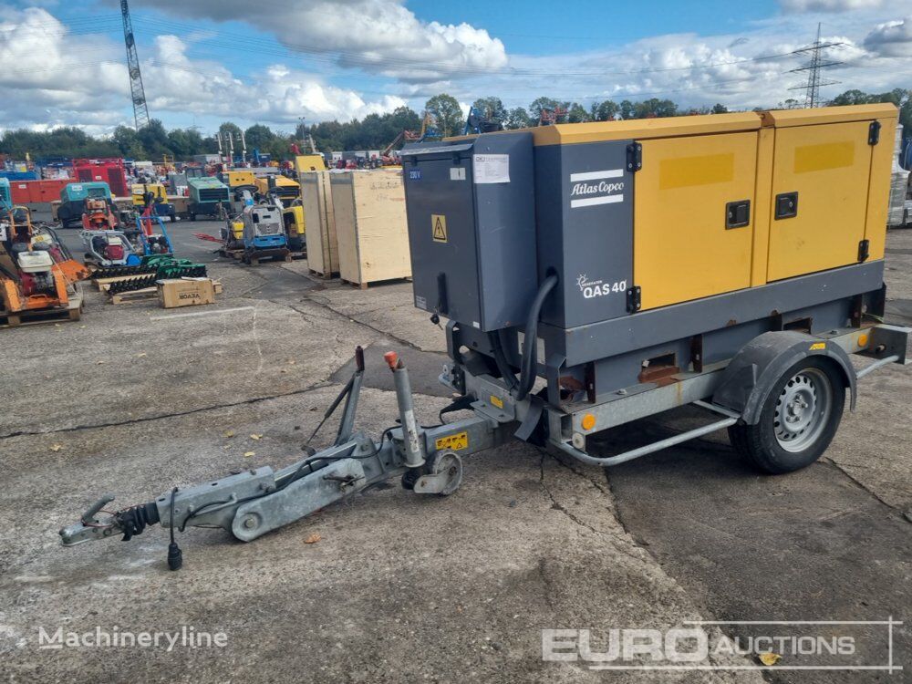 Prodaje se Atlas Copco QAS40KD diesel generator na aukciji