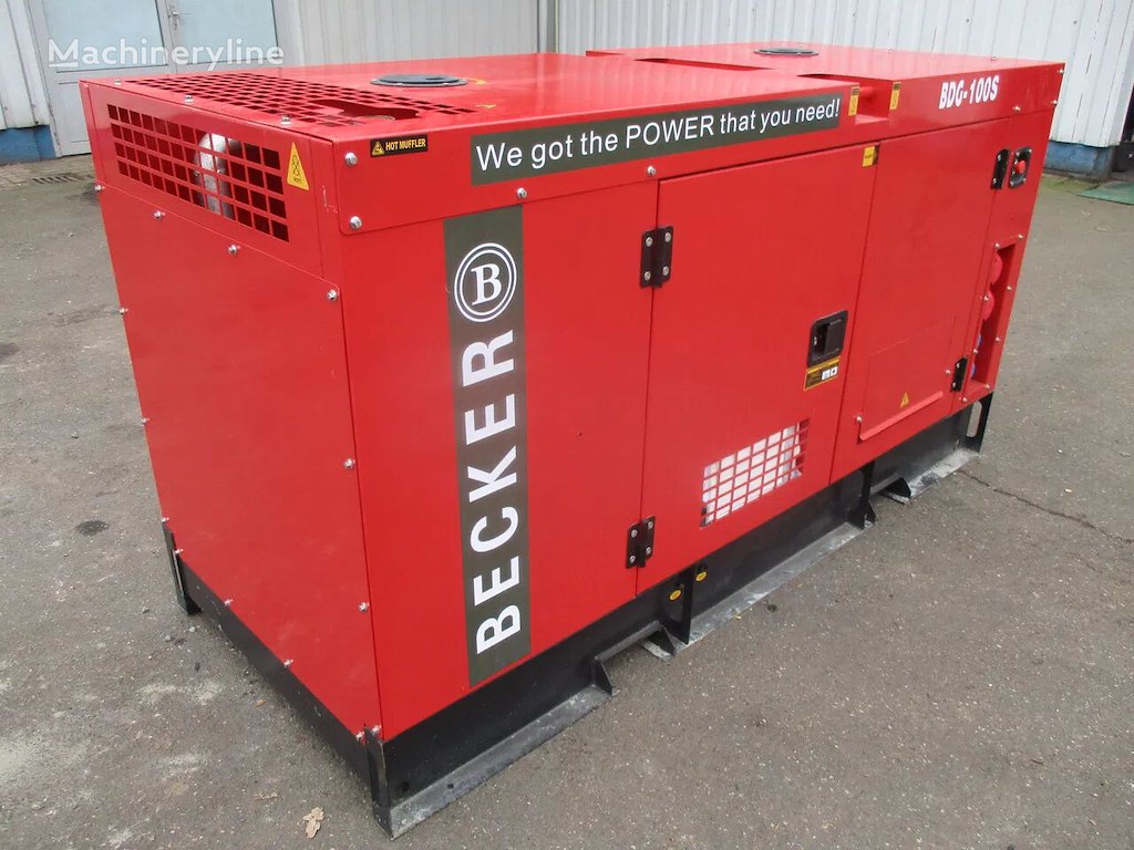 Novi Becker BDG-100S , New Diesel generator , 100 KVA, 3 Phase