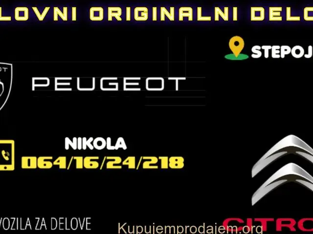 Originalni polovni delovi za Peugeot i Citroen