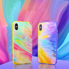 Maska Nillkin Ombre za iPhone XR ljubicasta.