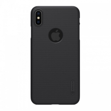 Maska Nillkin Super Frosted Shield za iPhone XS Max crna (sa otvorom za logo)