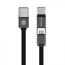 Nillkin USB cable Plus 2u1 (Lightning/ Micro) 1,2m crni.