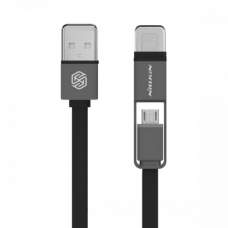 Nillkin USB cable Plus II 2u1 (Lightning/ Micro) 1,2m crni.