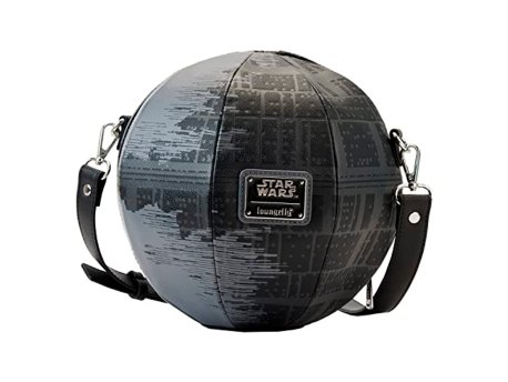 LOUNGEFLY STAR WARS RETURN OF THE JEDI 40TH ANNIVERSARY DEATH STAR FIGURAL CROSSBODY BAG CENA