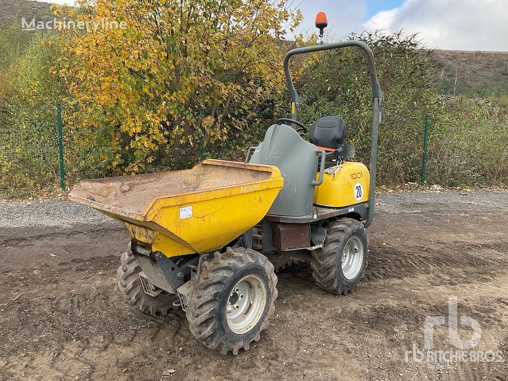 Prodaje se Wacker Neuson 1001 1 ton 4x4 Hi-Tip mini damper na aukciji