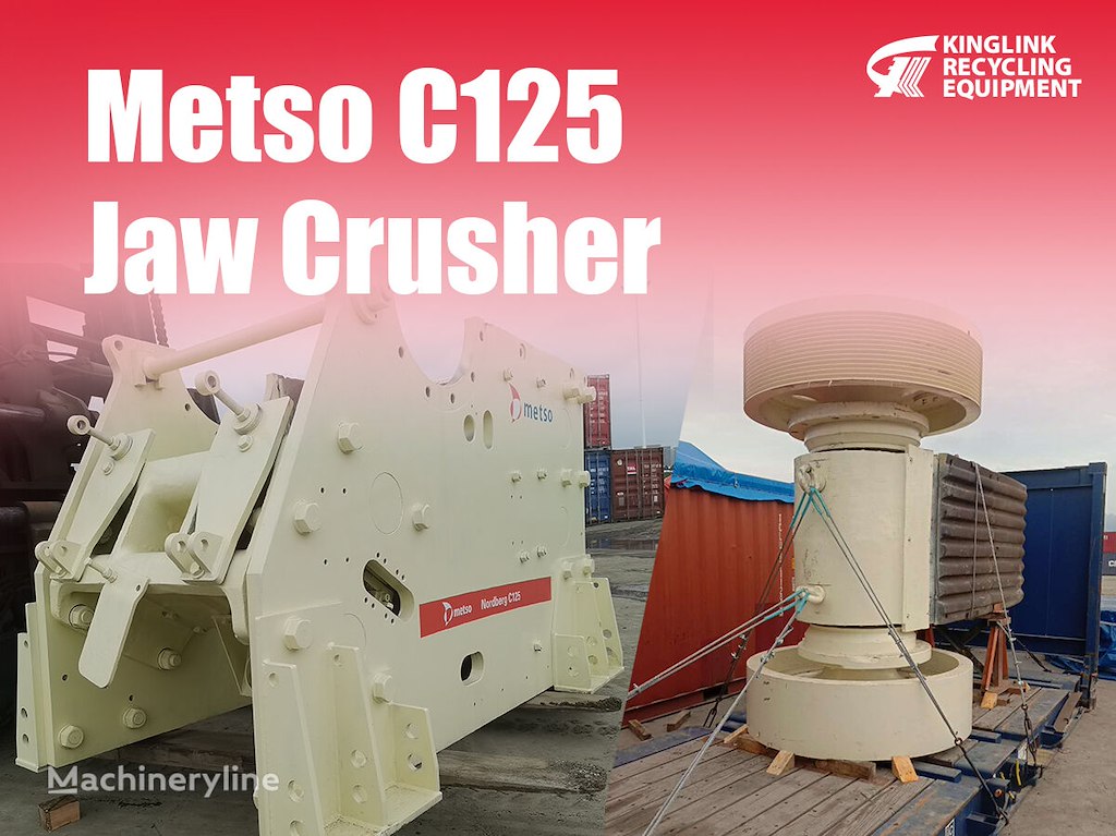 Metso Nordberg C125 Jaw Crusher čeljusna drobilica