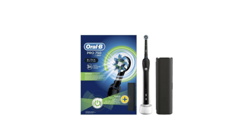 OralB ELEKTRIČNA ČETKICA ZA ZUBE POC Pro 750 All Black CA POWER