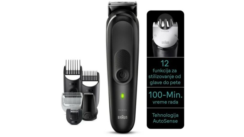 Braun MULTIFUNKCIONALNI TRIMER MGK7460 BLK