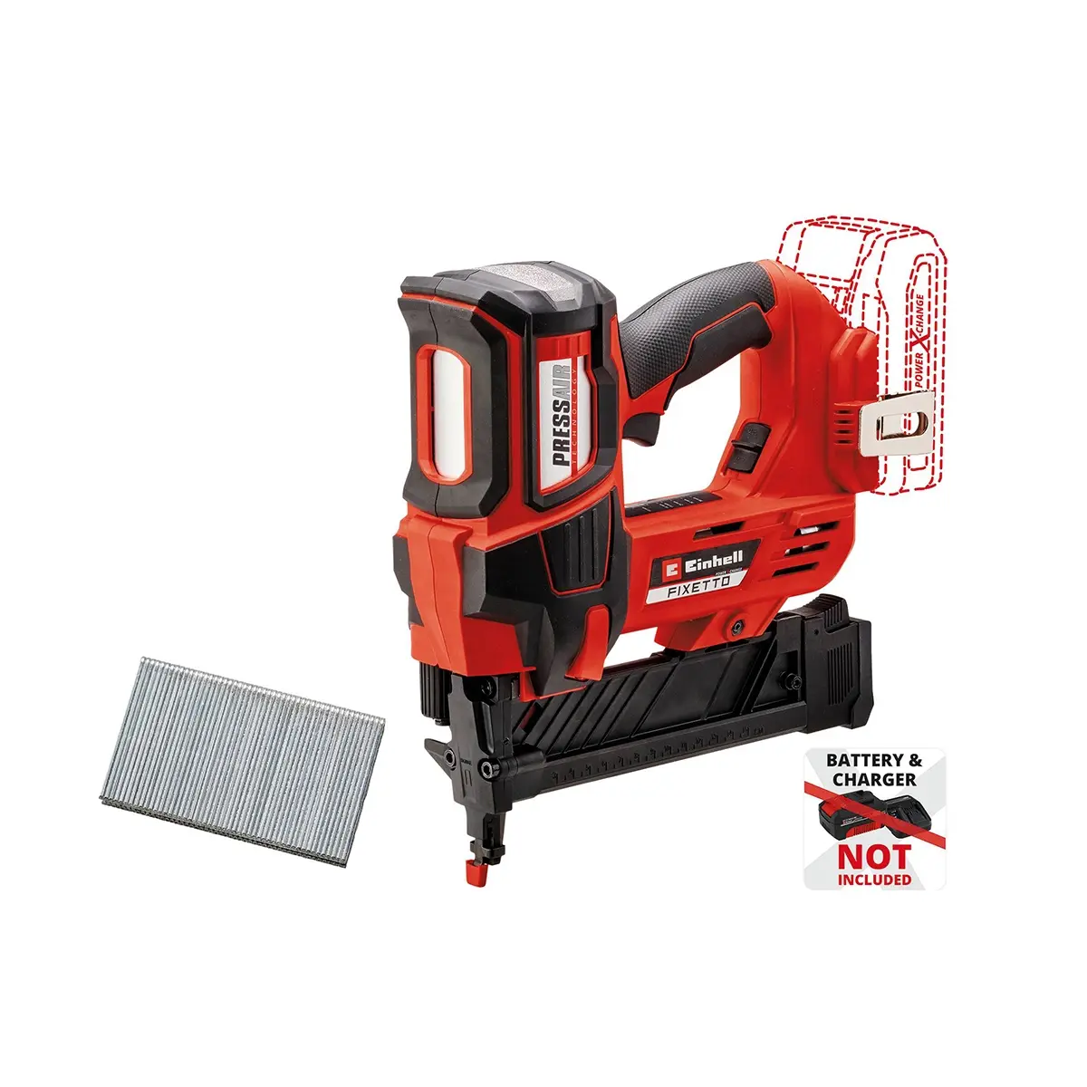 Einhell Aku Stapler Stapler Fiketto 18/38 S Solo