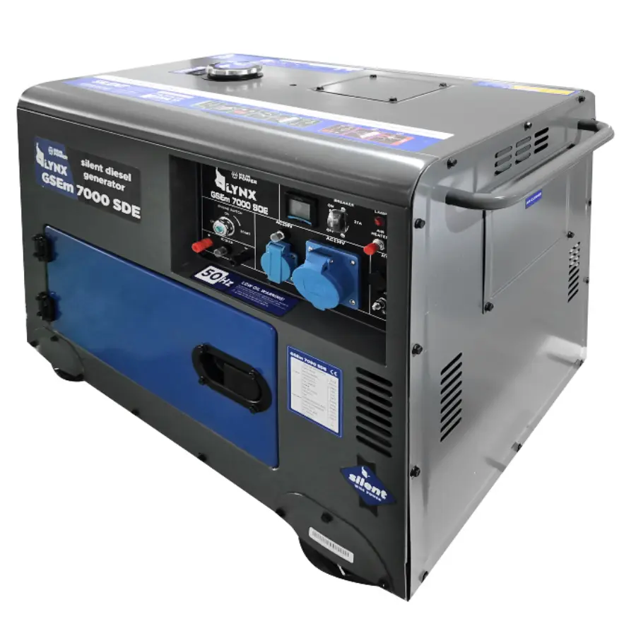 REM POWER Agregat GSEM 7000 SDE Silent, 6kW, 12.5l