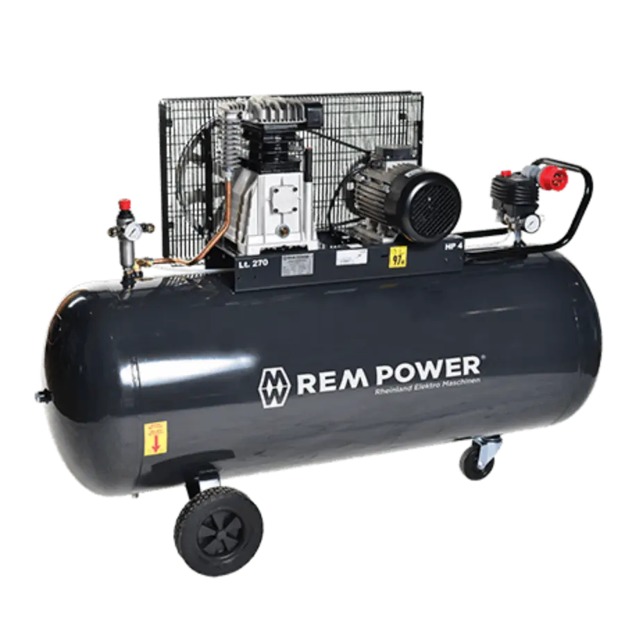 REM POWER Kompresor E500/9/270, 400V, 50Hz, 3kW