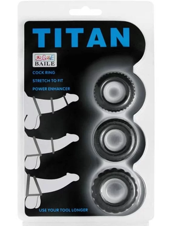 TITAN 3 SET PRSTENA