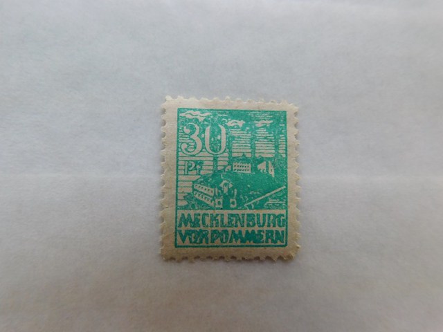 ** SOWJETISCHE BESETZUNG ZONE MECKLENBURG 1946 **