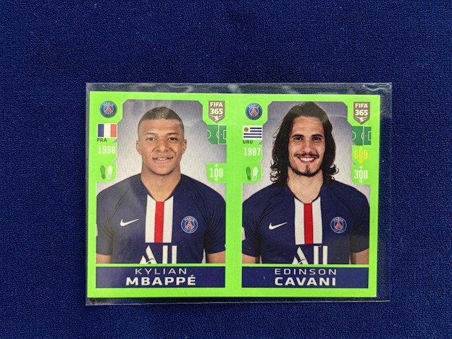 Kylian Mbappe, Edinson Cavani sličica, FIFA 365