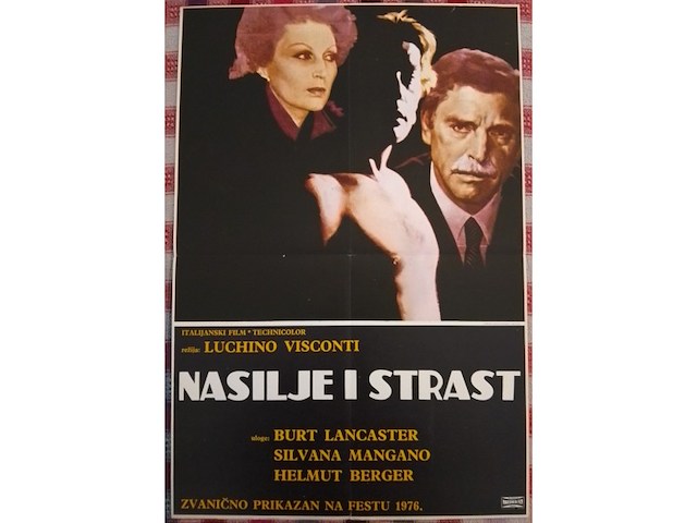 plakat NASILJE I STRAST