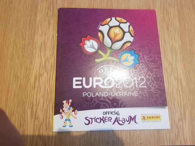 Prazan album - Euro 2012 (Panini) 2,bez slicica