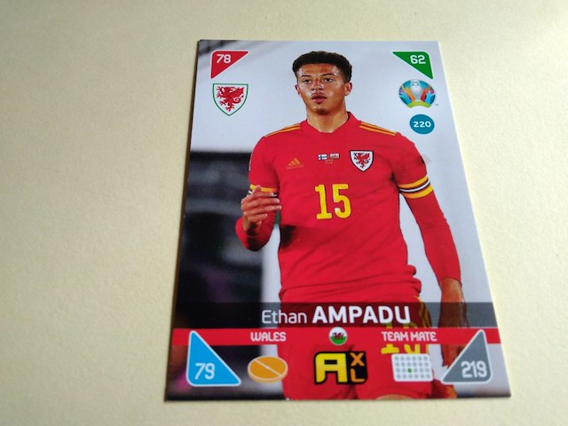 EURO 2020 Kick Off AXL - Base cards Br. 220