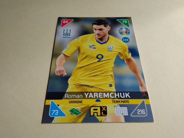 EURO 2020 Kick Off AXL - Base cards Br. 216