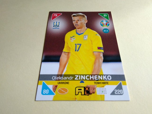 EURO 2020 Kick Off AXL - Base cards Br. 211