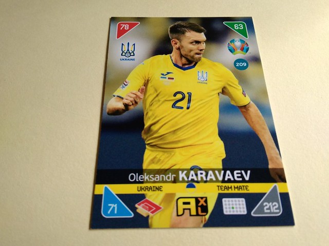 EURO 2020 Kick Off AXL - Base cards Br. 209