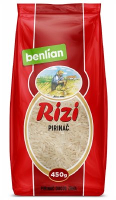 PIRINAČ DUGO ZRNO RIZI BENLIAN FOOD 450G
PIRINAČ DUGO ZRNO RIZI BENLIAN FOOD 450G