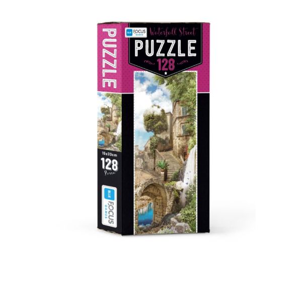 BLUE FOCUS Puzzle Vodopad u starom gradu – 128 delova