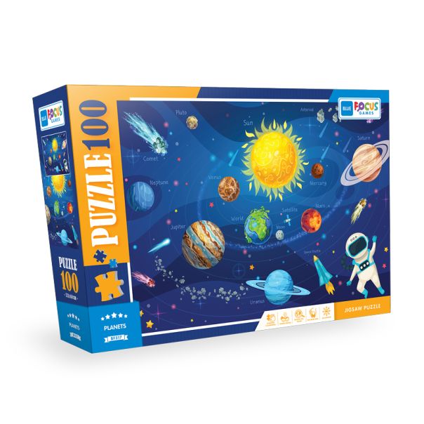 BLUE FOCUS Puzzle Planeta – 100 delova