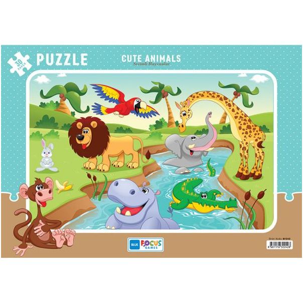 BLUE FOCUS Puzzle Životinje – 30 delova