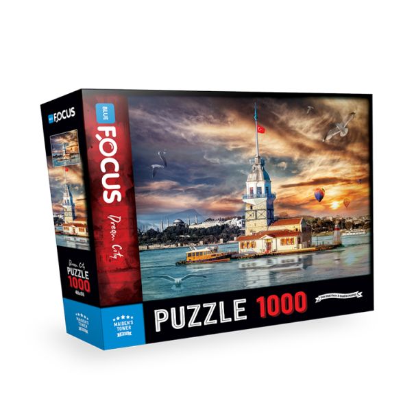 BLUE FOCUS Puzzle Devojačka kula – 1.000 delova