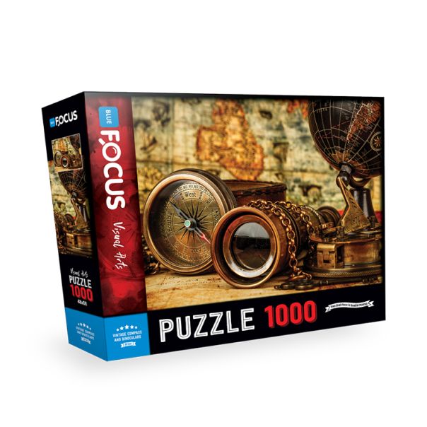 BLUE FOCUS Puzzle Kompas - 1.000 delova