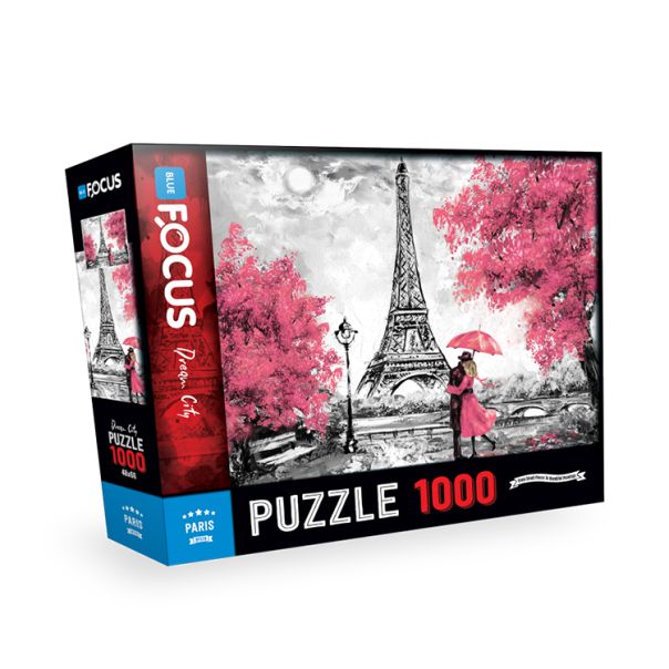 BLUE FOCUS Puzzle Pariz- 1.000 delova