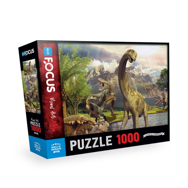 BLUE FOCUS Puzzle Svet dinosaurusa – 1.000 delova