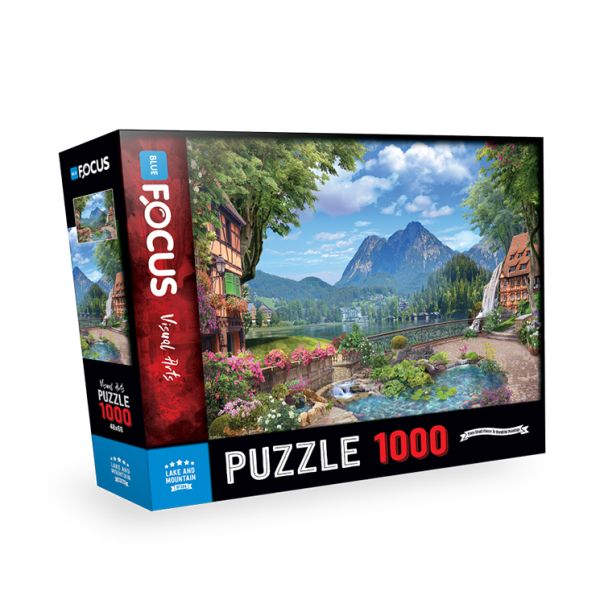 BLUE FOCUS Puzzle Jezero- 1.000 delova