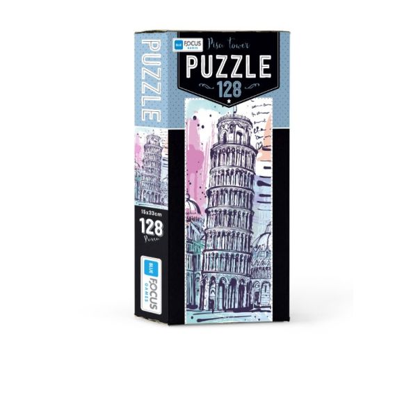 BLUE FOCUS Puzzle Krivi toranj u Pizi – 128 delova