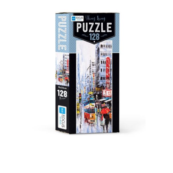 BLUE FOCUS Puzzle Hong Kong -128 delova