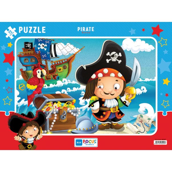 BLUE FOCUS Puzzle Pirati – 72 delova