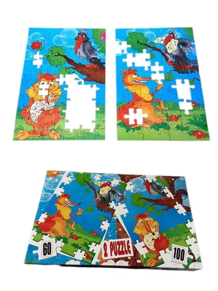 PUZZLE Gavran i lija, 60, 100 delova