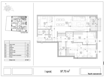 VRACAR ,VRAČAR ,98m2 , (T) ,430000e