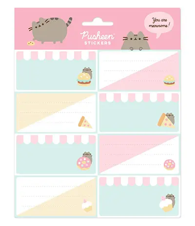 Grupo Erik Editores S. L. Nalepnice set 8 - Pusheen, Foodie, Collection