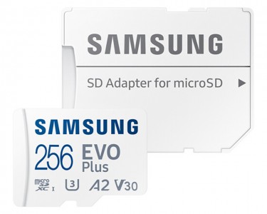 SAMSUNG Memorijska kartica EVO PLUS MicroSD 256GB class 10 + Adapter MB-MC256SA