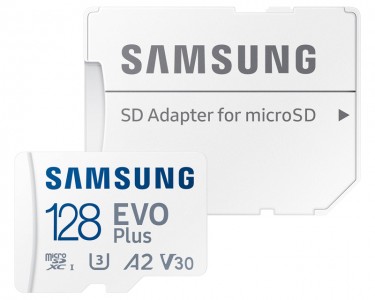 SAMSUNG Memorijska kartica EVO PLUS MicroSD Card 128GB class 10 + Adapter MB-MC128SA