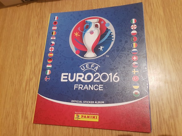 Prazan album - Euro 2016 France (Panini),sa slicicama